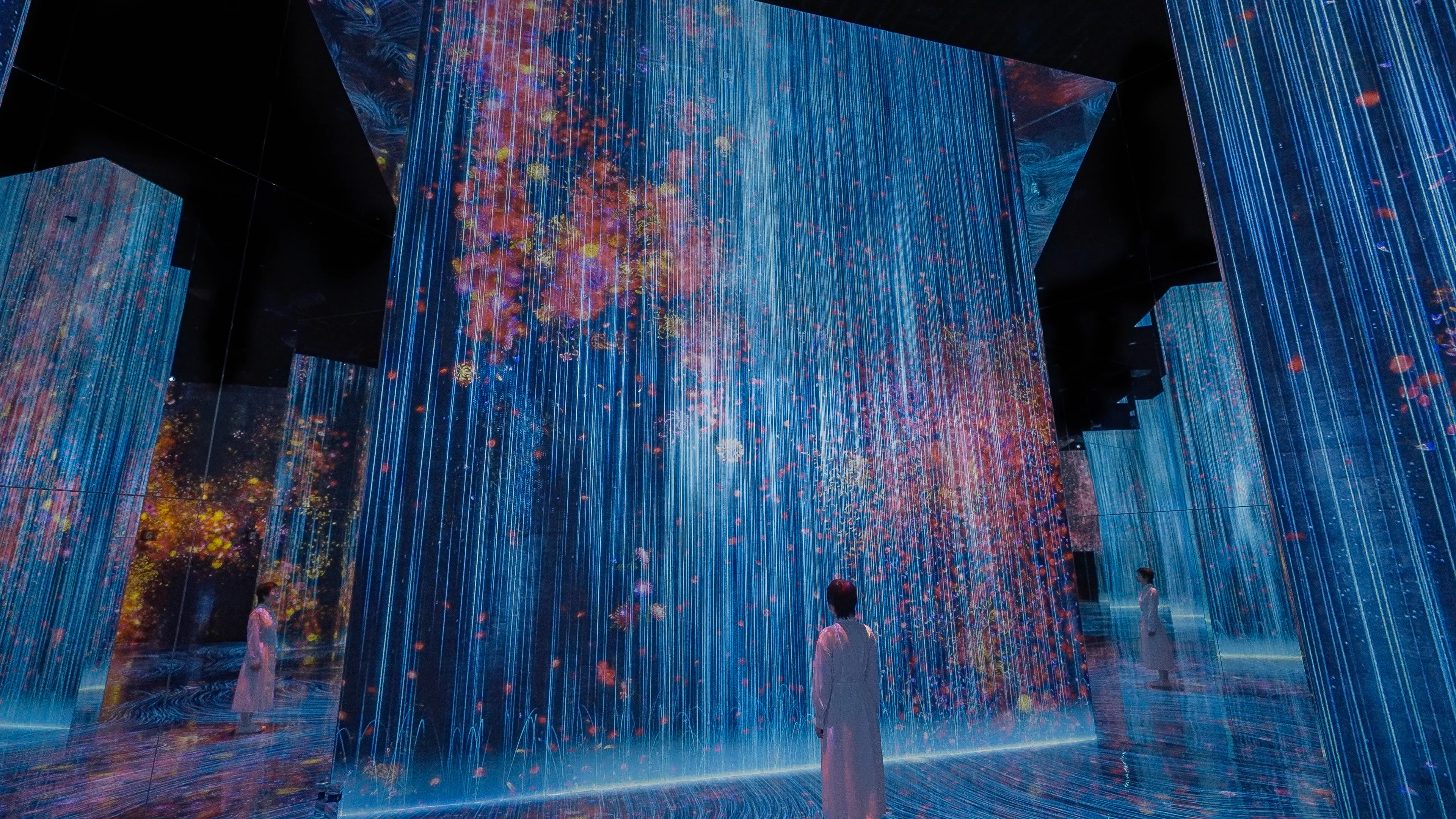 Universe of Water Particles | teamLab